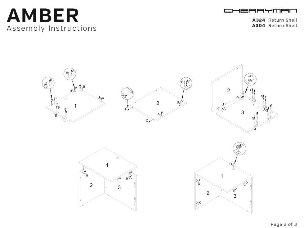 Amber | Components | Return Shell | Cherry Man Industries Inc.