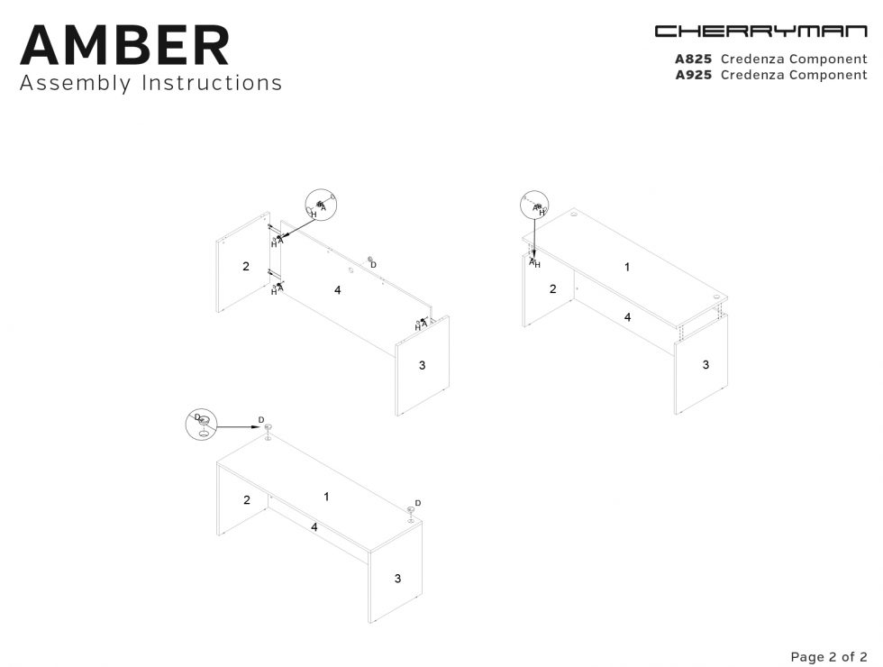 Amber | Components | Credenza | Cherry Man Industries Inc.