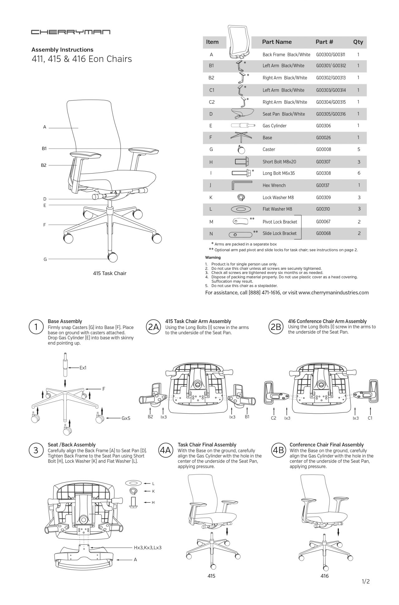 Eon Task Chair | Cherry Man Industries Inc.